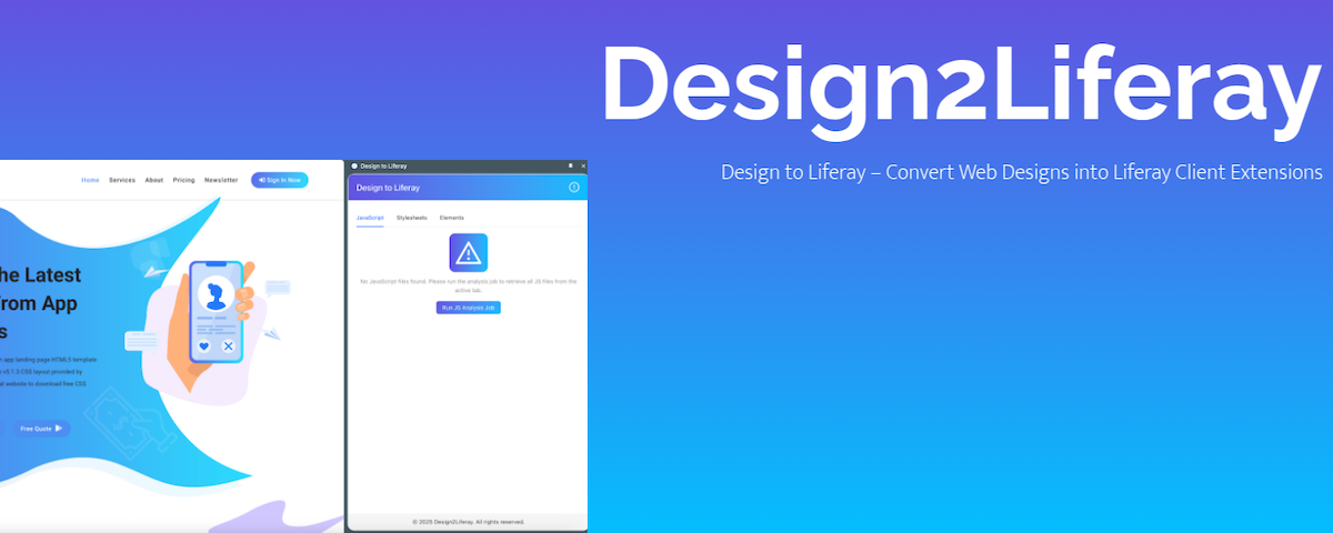 Design 2 Liferay – Convert Web Designs into Liferay Extensions